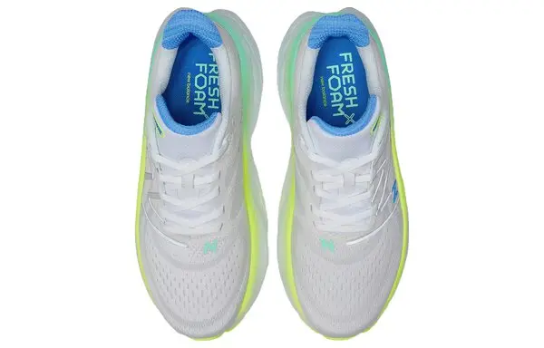 NEW BALANCE Fresh Foam X More V4 Running Shoes - White/gray/blue