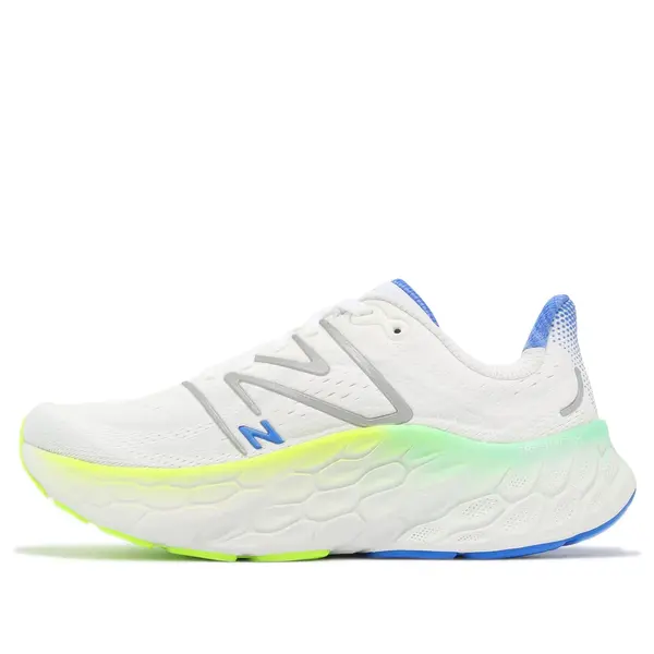 NEW BALANCE Fresh Foam X More V4 Running Shoes - White/gray/blue