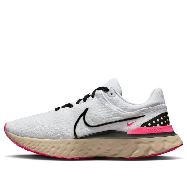 Nike React Infinity Run Flyknit 3 - White/pearl White/hyper Pink