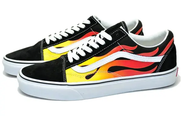 VANS Old Skool Flame Sneakers - Black