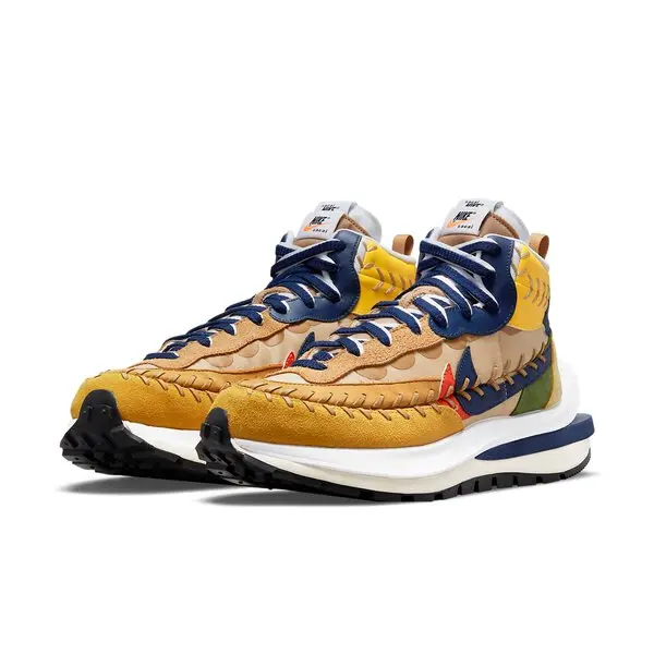 Nike X Sacai X Jean Paul Gaultier Vaporwaffle "sesame" Sneakers