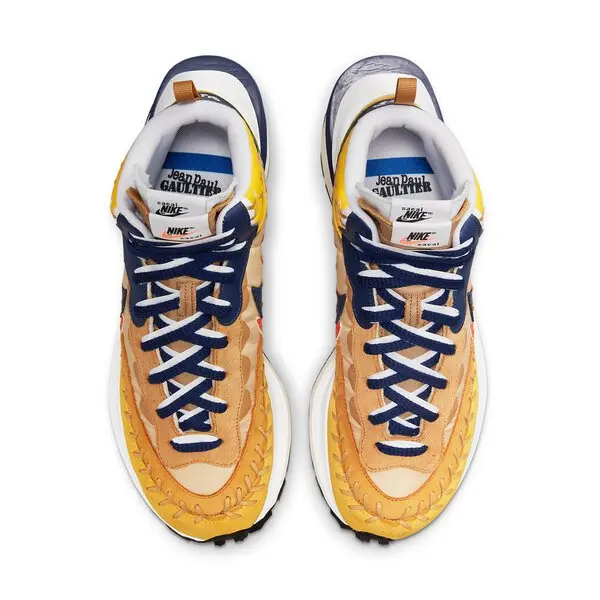 Nike X Sacai X Jean Paul Gaultier Vaporwaffle "sesame" Sneakers