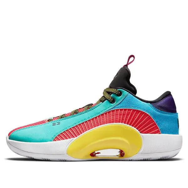JORDAN 35 Low Ds Pf "reflexology - Blue/red/yellow