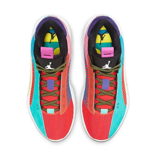 JORDAN 35 Low Ds Pf "reflexology - Blue/red/yellow