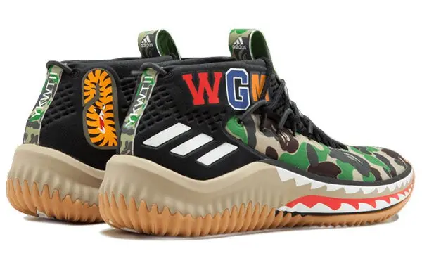 Adidas Bape X Dame 4 " Camo