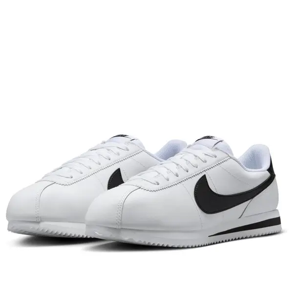 Nike Cortez Leather Sneakers - White/black