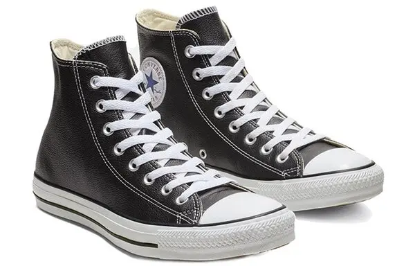 CONVERSE Chuck Taylor All Star Leather Hi - Black