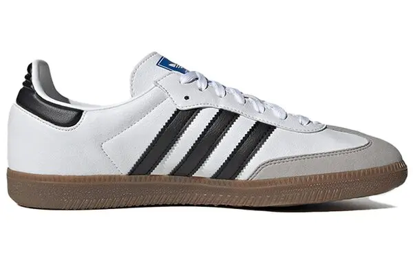 Adidas Samba Vegan Low Top Sneakers - Cloud White/core Black/gum
