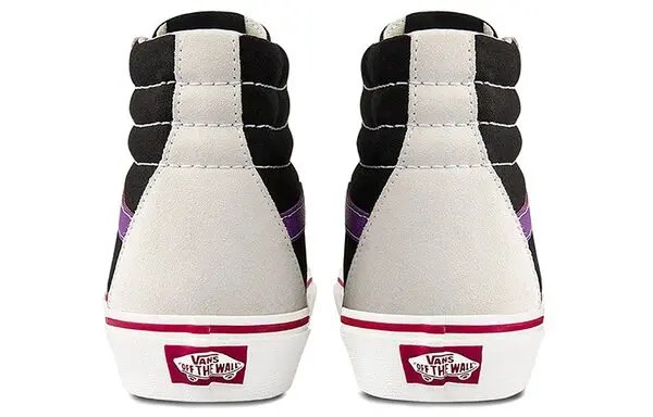 VANS Sk8-hi High-top Sneakers - Black/beige/white