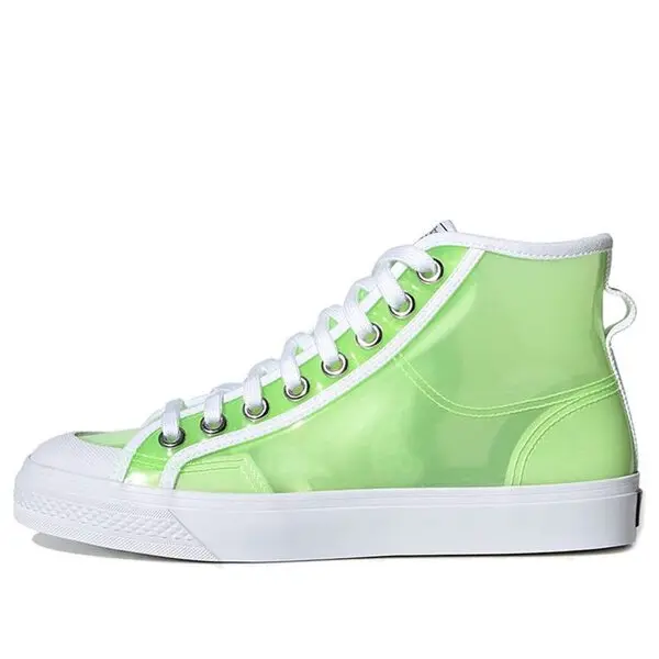 Adidas Nizza High Top Translucent Sneakers - Green