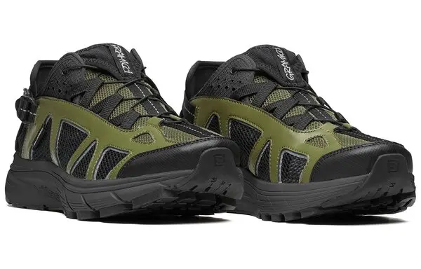 SALOMON X Gramicci Techsonic Sneakers - Black/green