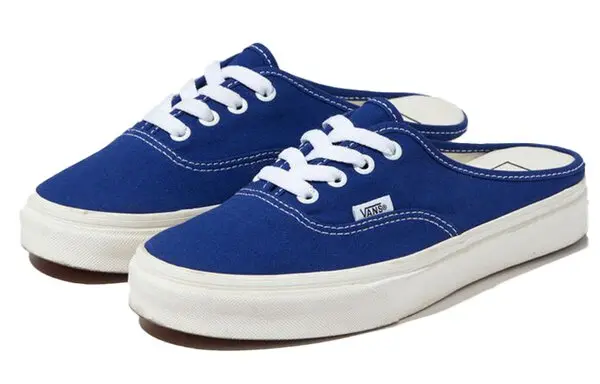 VANS Canvas Authentic Mule - Blue/white