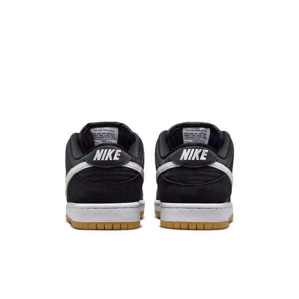 Nike Dunk Low "black Gum" Sneakers - Black/white