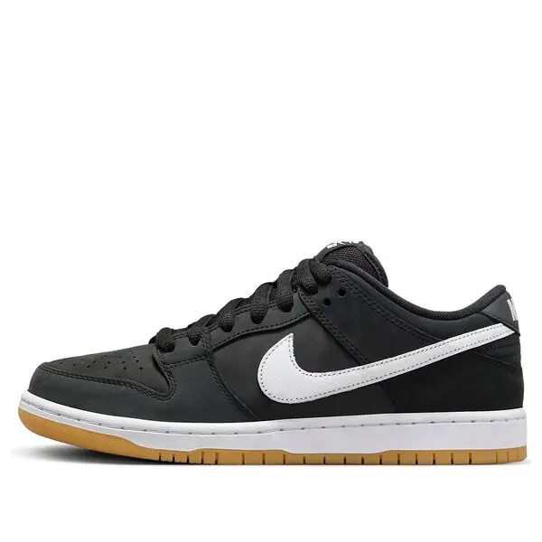 Nike Dunk Low "black Gum" Sneakers - Black/white