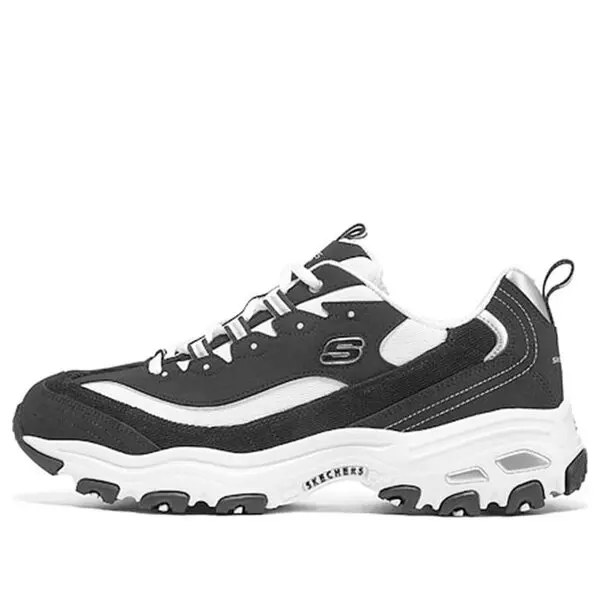 Sketchers Dlites 1.0 Lace-up Athletic Sneakers - Black/white
