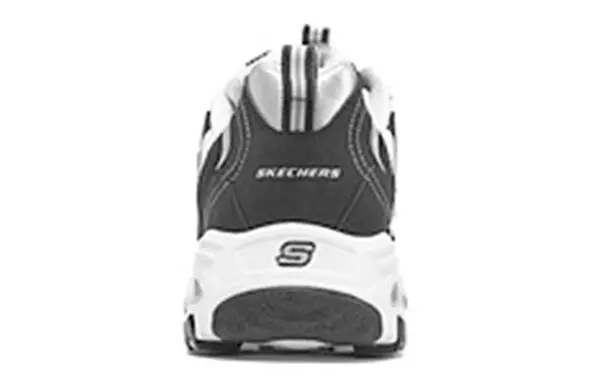 Sketchers Dlites 1.0 Lace-up Athletic Sneakers - Black/white