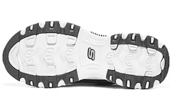 Sketchers Dlites 1.0 Lace-up Athletic Sneakers - Black/white