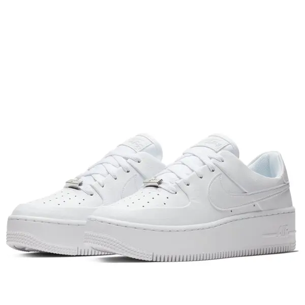 Nike Force 1 Sage Low Platform Sneakers - White