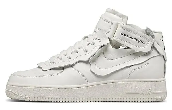 Nike Comme Des Garçons X Force 1 Mid 'triple