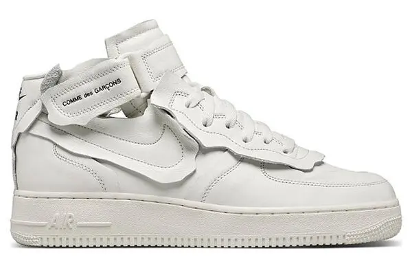 Nike Comme Des Garçons X Force 1 Mid 'triple