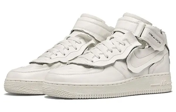 Nike Comme Des Garçons X Force 1 Mid 'triple