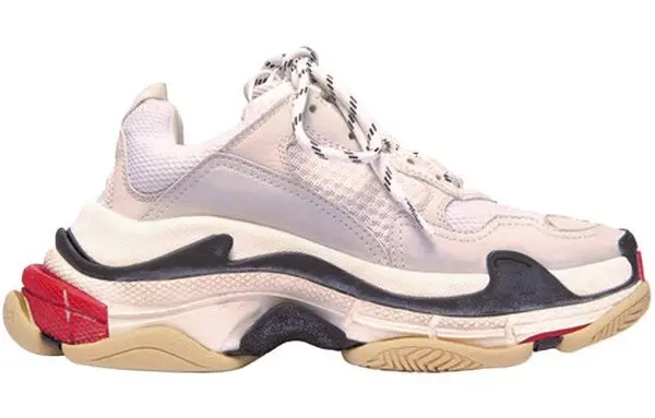 Balenciaga Triple S Sneakers - Gray/white