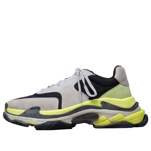 Balenciaga Triple S Sneakers - Grey/black/yellow