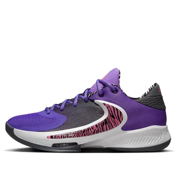 Nike Zoom Freak 4 Nrg "lightning" Athletic Sneakers - Purple/black