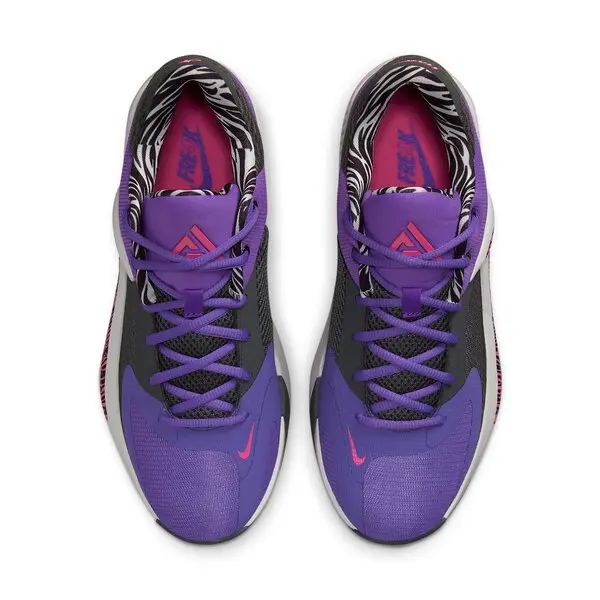Nike Zoom Freak 4 Nrg "lightning" Athletic Sneakers - Purple/black