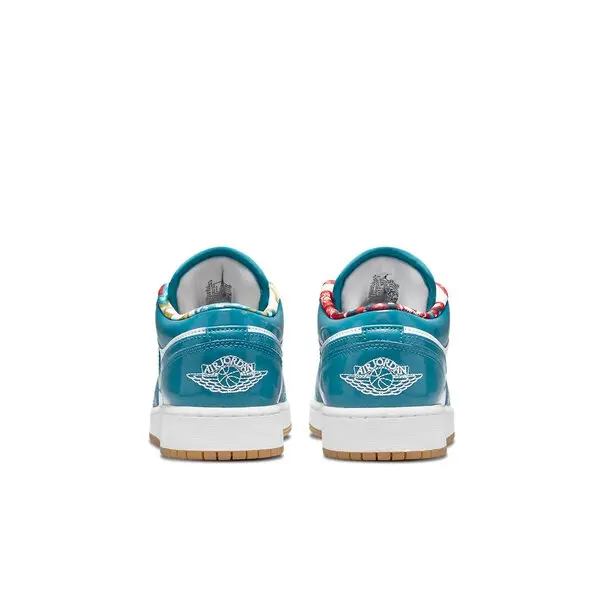 JORDAN 1 Low Se "barcelona" Sneakers - Blue/white