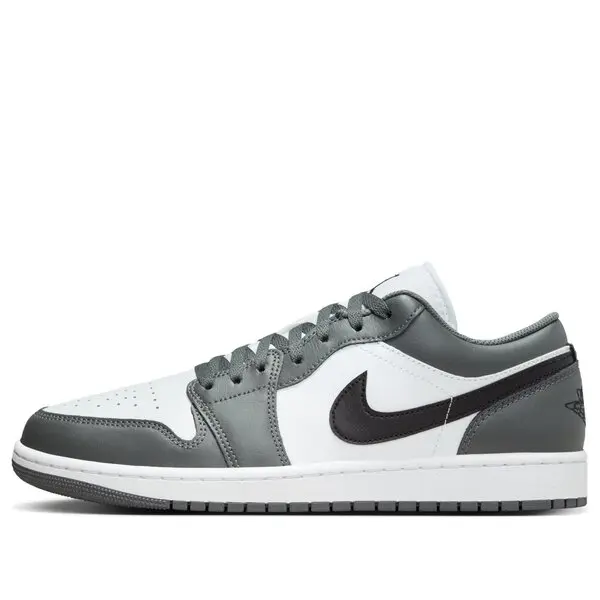JORDAN 1 Low "white Iron Grey - Iron Grey/white/black