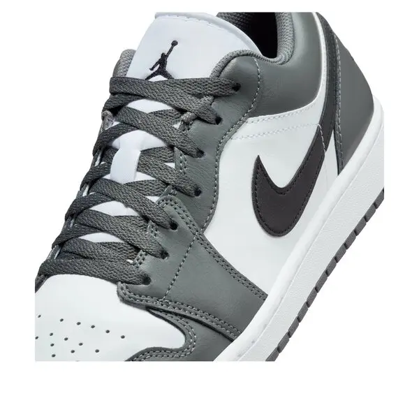 JORDAN 1 Low "white Iron Grey - Iron Grey/white/black