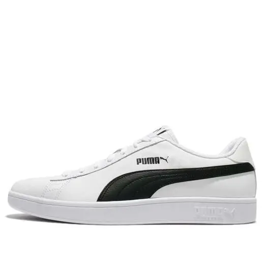 PUMA Smash V2 Low Top Sneakers - White/black