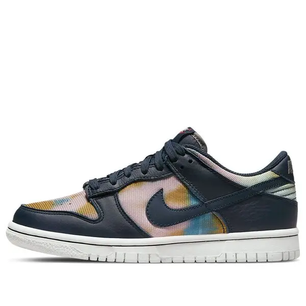Nike Dunk Low Se "graffiti Obsidian" Sneakers - Blue/pink
