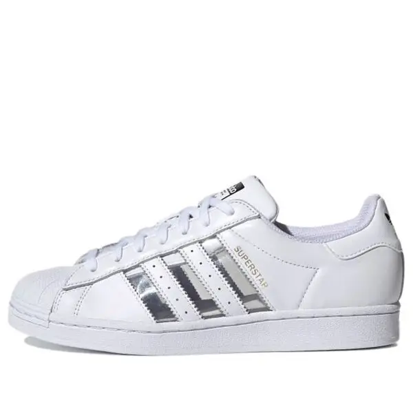 Adidas Superstar Low Top Sneakers - White/silver