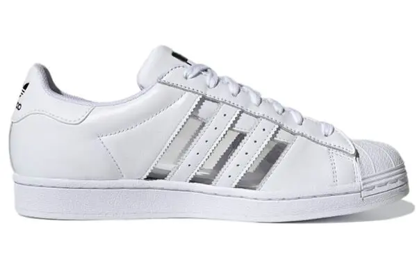 Adidas Superstar Low Top Sneakers - White/silver