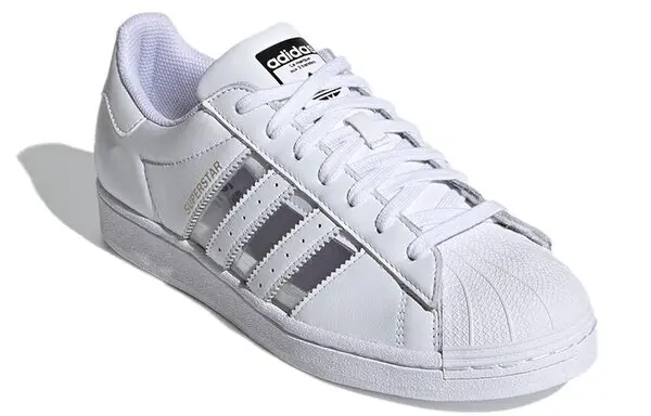 Adidas Superstar Low Top Sneakers - White/silver