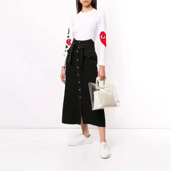 Play Comme Des Garcon Long Sleeve With Graphic Detail