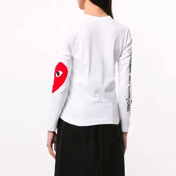 Play Comme Des Garcon Long Sleeve With Graphic Detail