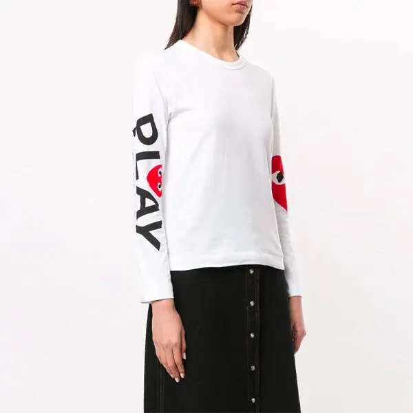Play Comme Des Garcon Long Sleeve With Graphic Detail