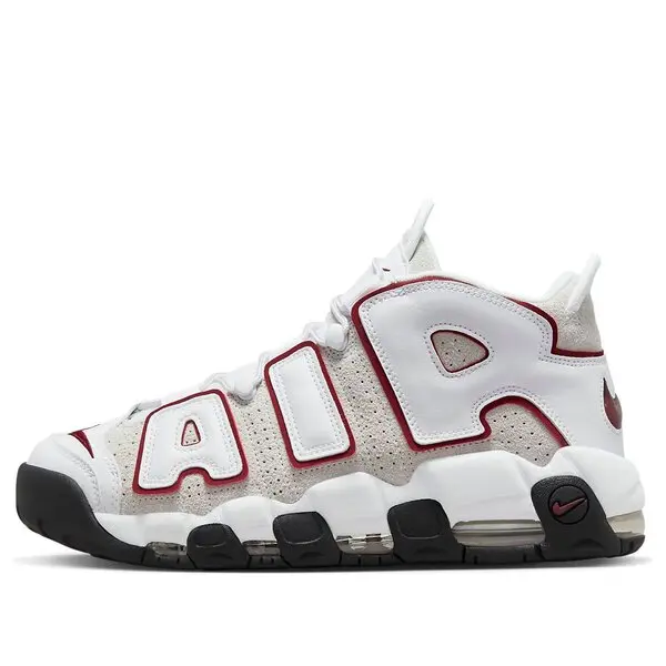 Nike More Uptempo '96 Sneakers - White/red