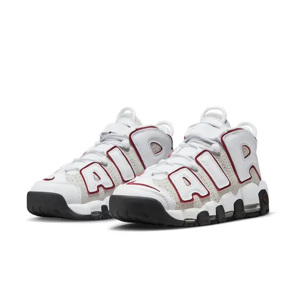 Nike More Uptempo '96 Sneakers - White/red