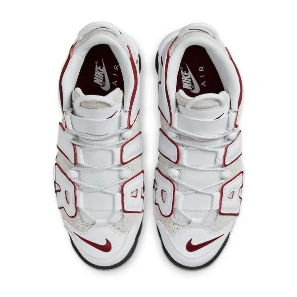 Nike More Uptempo '96 Sneakers - White/red