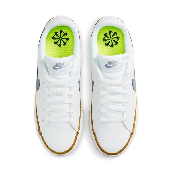 Nike Court Legacy Next Nature Sneakers - White/blue/browm
