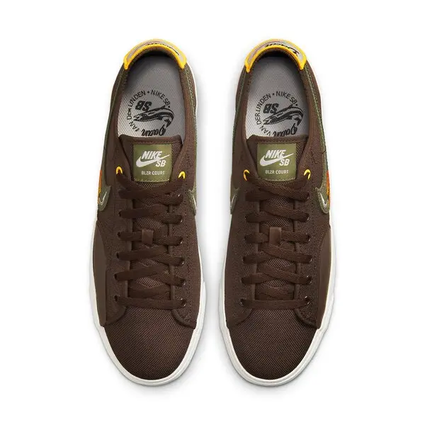 Nike Blazer Court Sb "baroque " Sneakers - Brown