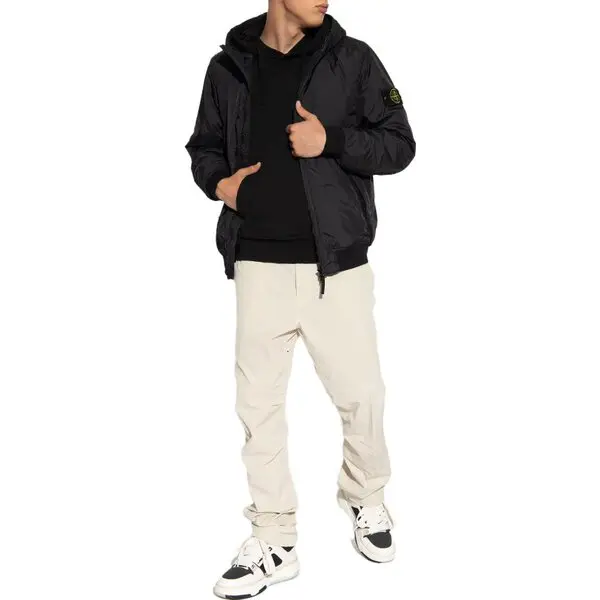 Stone Island Garment Dyed Crinkle Reps Ny Jacket - Black