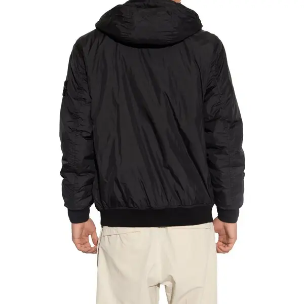 Stone Island Garment Dyed Crinkle Reps Ny Jacket - Black