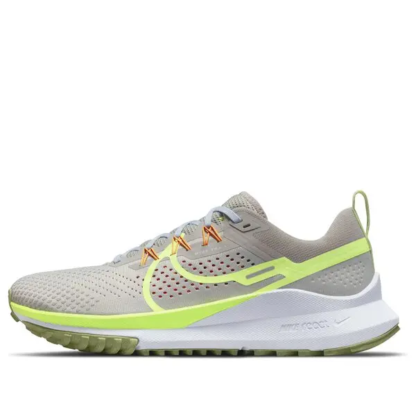 Nike React Pegasus Trail 4 Sneakers - Light Iron Ore/volt/grey