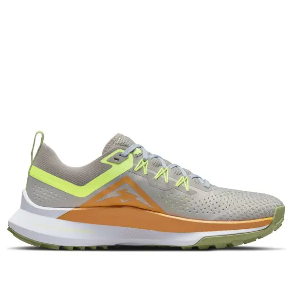 Nike React Pegasus Trail 4 Sneakers - Light Iron Ore/volt/grey