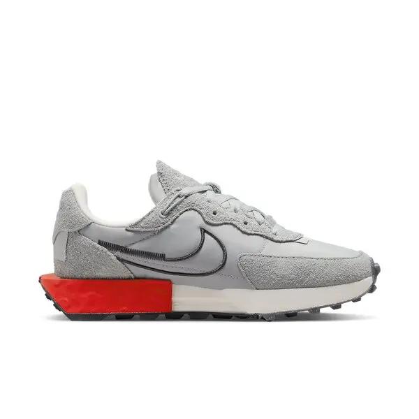 Nike Fontanka Waffle Sneakers - Grey/red